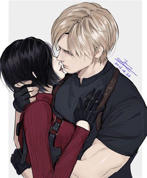 Resident Evil 6 Ada And Leon Kiss