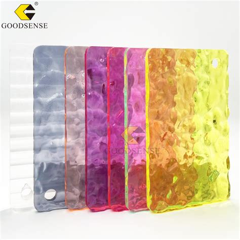 Goodsense New Arrival Customize Laser Engraving 3mm 12202440mm Full Length Large Crystal Color