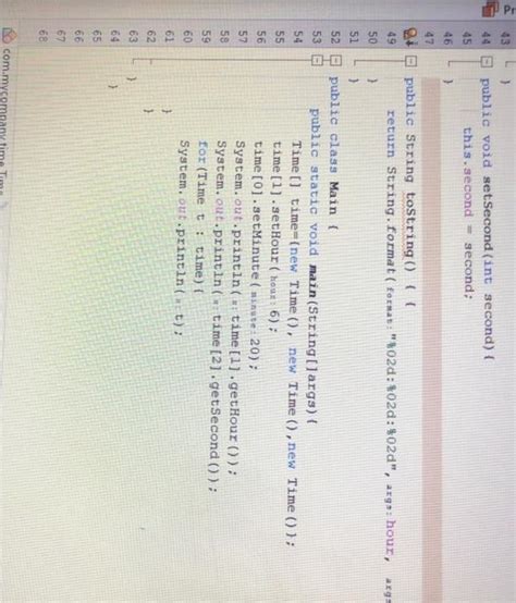 Solved Public Void Setsecondint Second F This Second