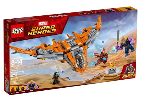 Lego Marvel Comics Thanos Ultimate Battle 76107 Geekalerts