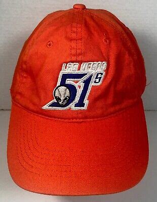 Las Vegas 51s Alien Milb Baseball Hat Cap Defunct Team Rare Orange