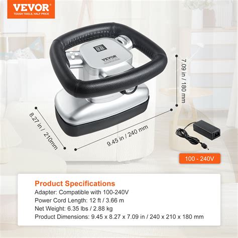 Vevor Chiropractic Massager 400 4600rpm Variable Speed Professional