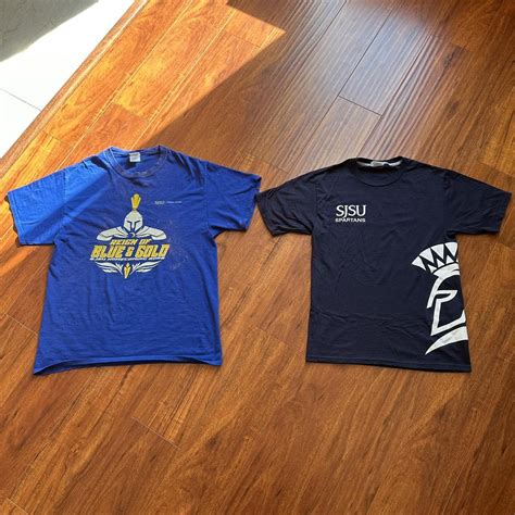 Sjsu San Jose State University T Shirt Bundle White Depop
