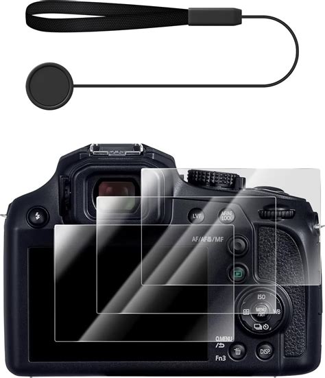 Vovmoeya With 1pcs Lens Cap Keeper 3 Packs Screen