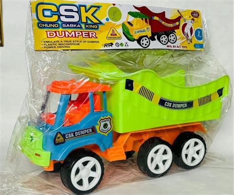 Csk Dumper Round Back Toy At ₹ 150piece पुल बैक टॉय In New Delhi