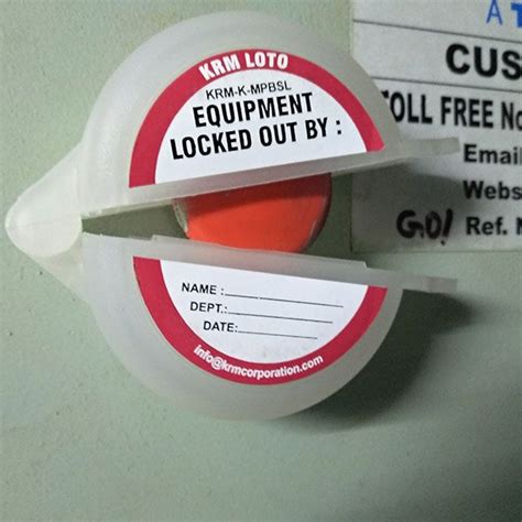 Krm Loto Emergency Stop Switch Push Button Lockout Red 50 Off