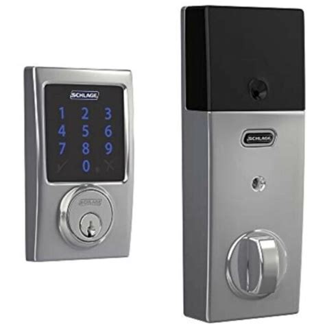Schlage Be469zp Cen 625 Connect Smart Deadbolt With Alarm In Bright