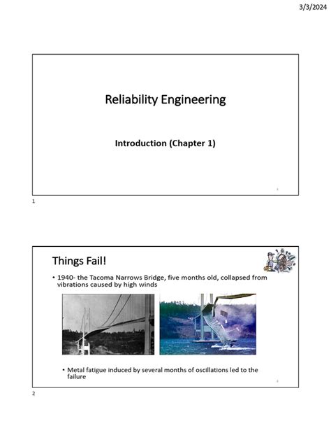 Chapter 1 Pdf Reliability Engineering