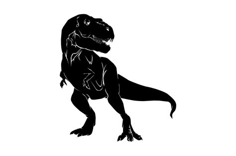 T Rex Silhouette Clip Art