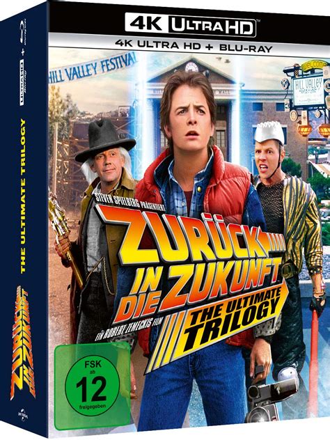 Zurück In Die Zukunft Trilogie Auf Ultra Hd Blu Ray Als Standard