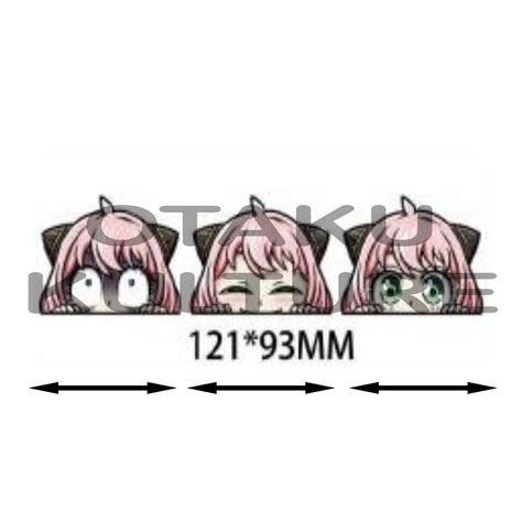 Anya Shocked Peeker 3d Motion Sticker Otaku Kulture All Things Anime