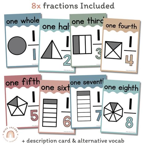 Cute Sea Life Fraction Posters Miss Jacobs Little Learners