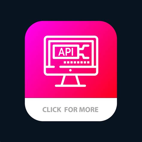 Computer Code Coding Education Mobile App Button Android And Ios Line Version 19124843 Vector