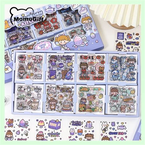 Jual Stiker Box Koleksi Sticker Aesthetic 200 Lembar Shopee Indonesia