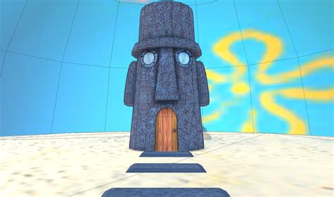 3d Model Squidward House Spongebobs Turbosquid 1323105