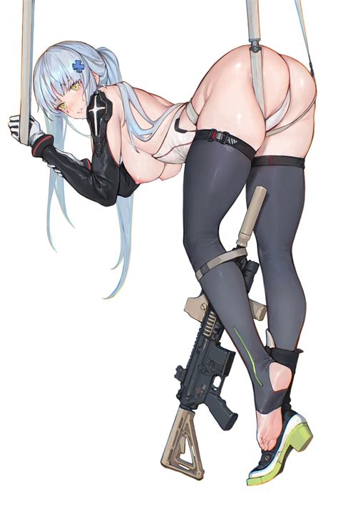 Hk416 And Hk416 Girls Frontline Drawn By Iuui Danbooru