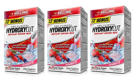 Hydroxycut Pro Clinical Instant Drink Mix 1 2 Or 3 Pack Groupon
