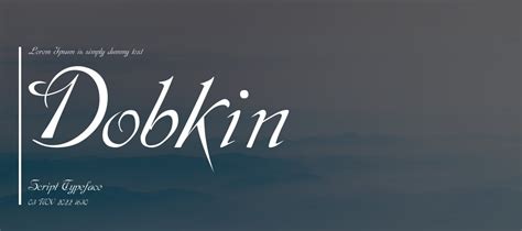 Dobkin Script Font Download Free Fontdownload