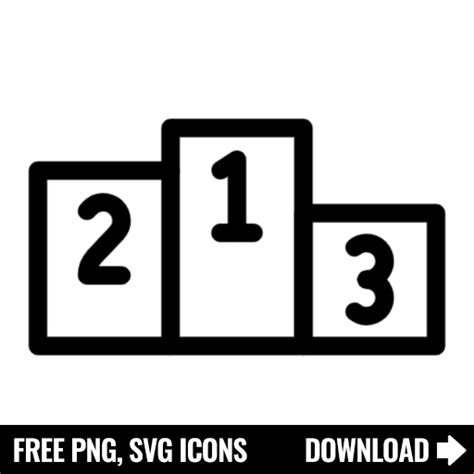Free Winner Podium Icon Symbol Download In Svg And Png Formats