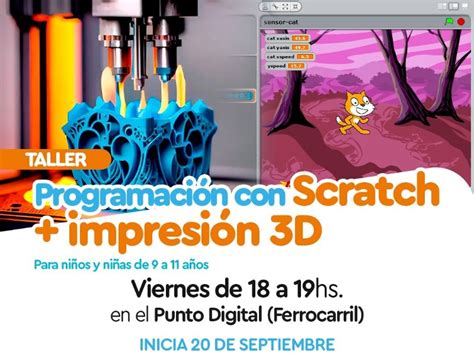 Curso De Programación Con Scratch E Impresión 3d Municipalidad De Morteros Córdoba Argentina