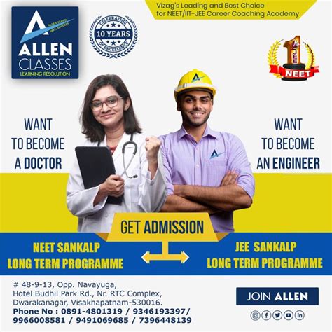 Allen Classes Neet Iitjee Academy On Linkedin India Andhrapradesh