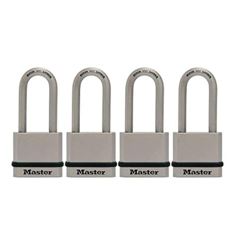 Magnum Solid Steel Keyed Alike Padlocks 1 3 4 In Wide 4 Pack