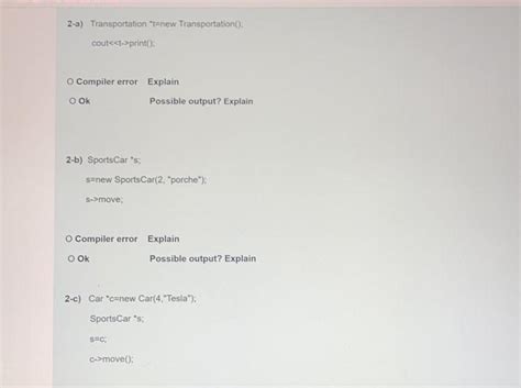 Solved Question Marks Given The Following Classes Chegg
