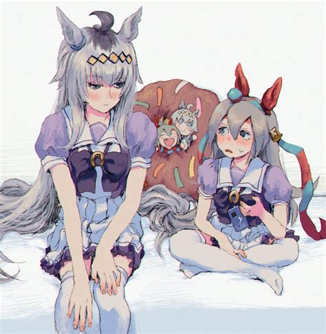 Oguri Cap And Tamamo Cross Umamusume Drawn By Kanjingy0n1s0 Danbooru