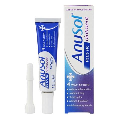 Anusol Plus Hc Suppositories