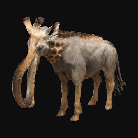 Giraffephant Descarga Modelos 3d Gratuitos Generadas Con Meshy Ai