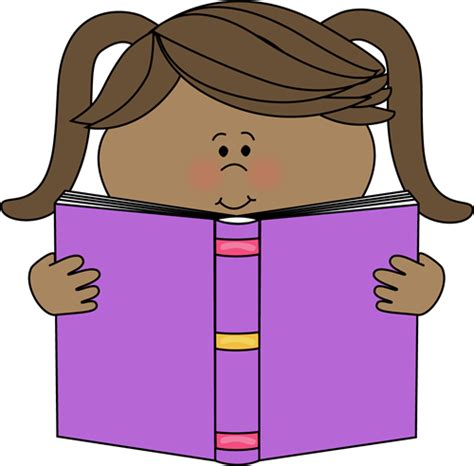 Girl Reading Books Clip Art Clipart Girl Reading Vector Images Over