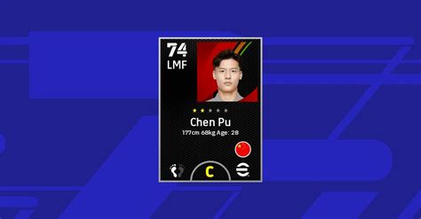 Chen Pu Efootball Stats