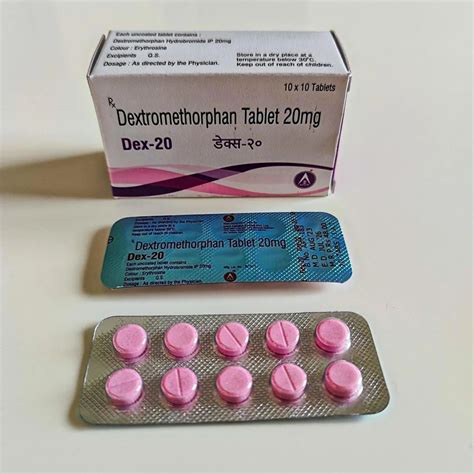 Dextromethorphan Hydrobromide Tablets 20 Mg At Rs 4000stripe In