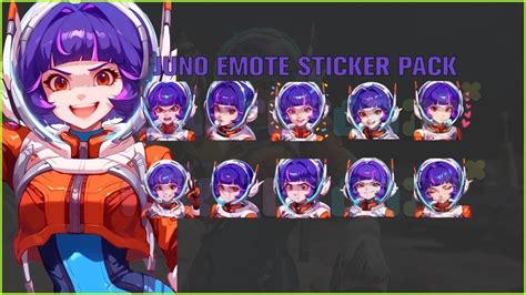 Juno Overwatch 2 Emotes 10 Stickers 256px And 112px Overwatch Juno Drawing And Illustration