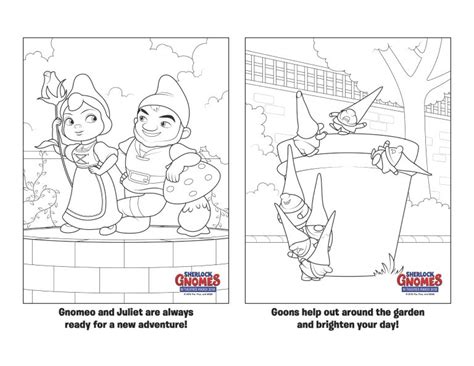 Free Printable Coloring Sheets From Sherlock Gnomes