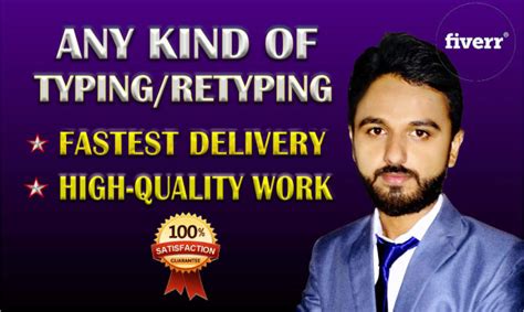 Do Typing Retype Scanned Documents By Hamzahussain148 Fiverr