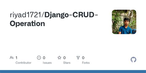 Github Riyad1721django Crud Operation