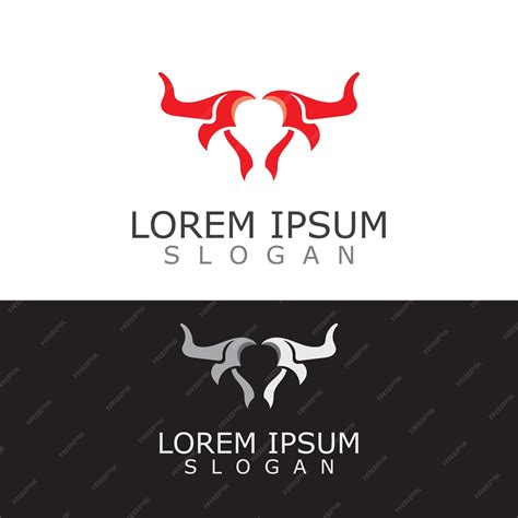 Premium Vector Horns Animal Bull Logo Vector Illustration Icon Template