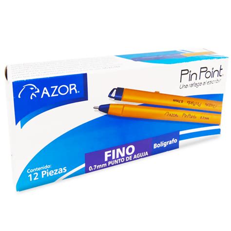 Bolígrafo Punto Fino 07mm Azul Cad Toner El Más Grande