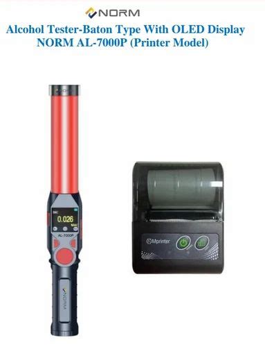 Alcohol Detector With Printer At ₹ 23500 Chennai Id 2855059357530