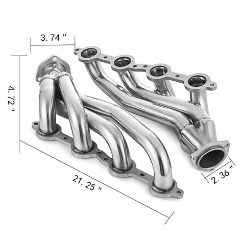 Set Ls Swap Exhaust Headers For Chevy Ls1 Grelly Usa
