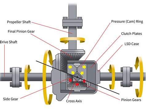 Limited Slip Differential Diagram Limited Slip Differential Lsd For
