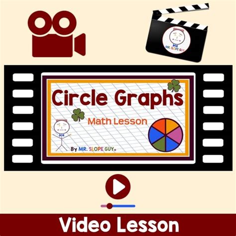 Circle Graphs Data Interpretation Printable Worksheet Activity Middle