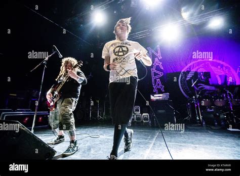 The British Grindcore Band Napalm Death Performs A Live Concert At