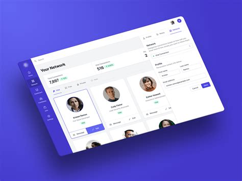 recruiting app ui ux design behance