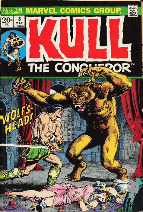 Kull The Conqueror 8 1973 King Kull Comic Books Bronze Age Marvel Horror And Sci Fi