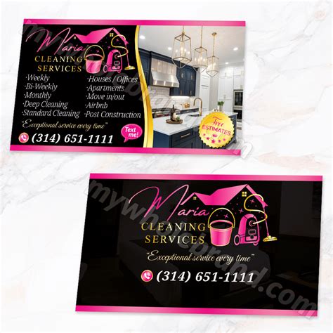 Tarjetas Para Limpieza De Casas 43 Mywholebrand
