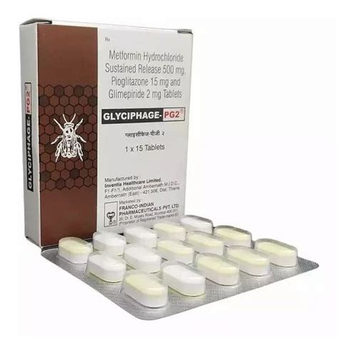 Glyciphage Pg2 Tab 500 Mg At Rs 2200 Box In Surat Id 2852006443073
