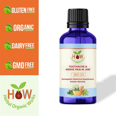Toothache And Nerve Pain In Jaw Herbal Organic Works