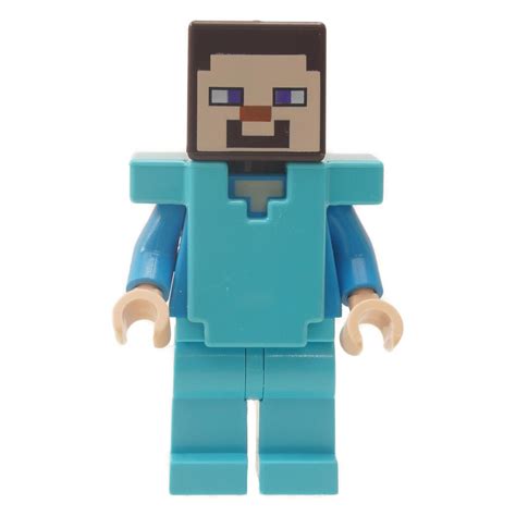 Lego Minecraft Steve With Diamond Legs And Diamond Armor Unleash Your